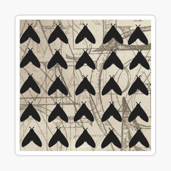 "Black flies insect art" Sticker for Sale by pushpamp | Redbubble