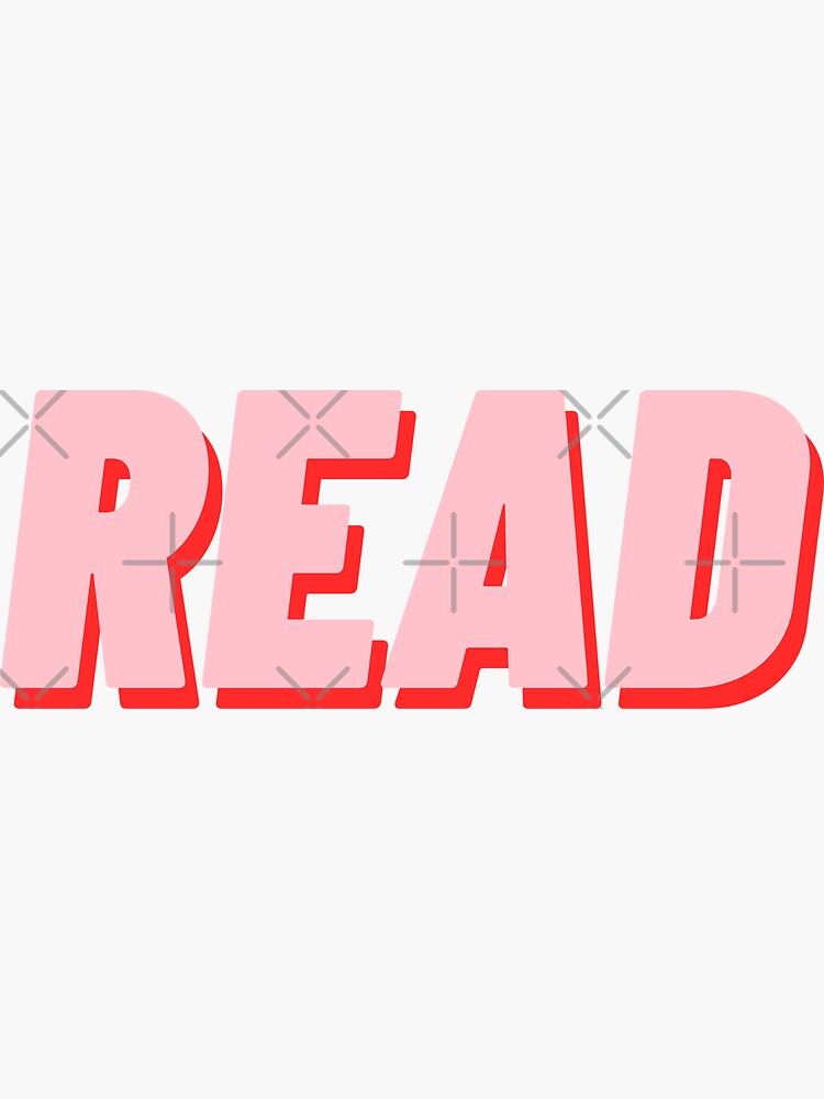 "READ" Sticker for Sale by polishalpaca | Redbubble