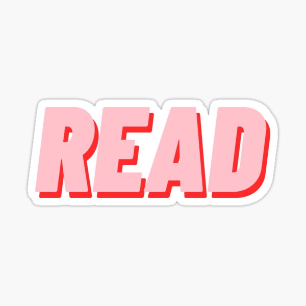"READ" Sticker for Sale by polishalpaca | Redbubble