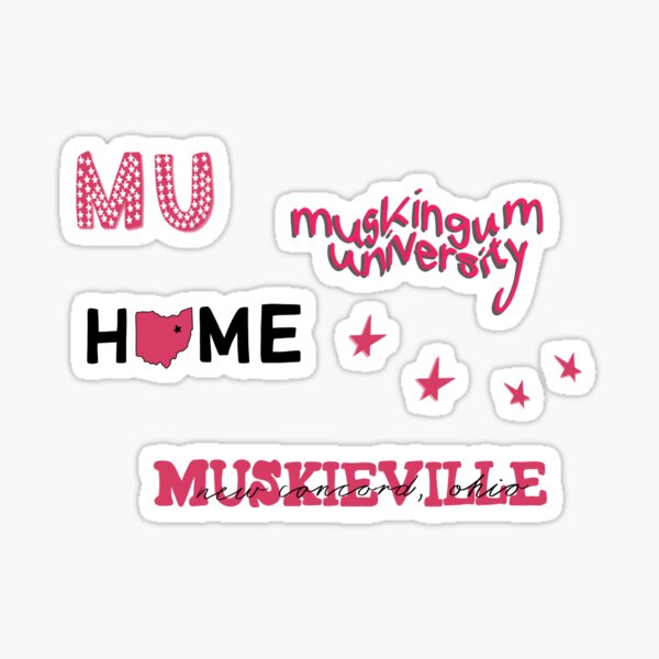 "Muskingum Sticker pack" Sticker by sarmackenzie | Redbubble