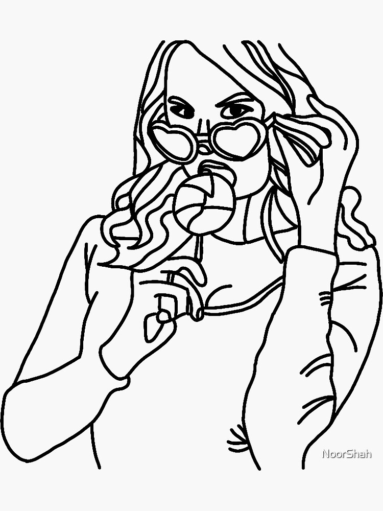 Pegatina «Patty Bladell (insaciable)» de NoorShah | Redbubble