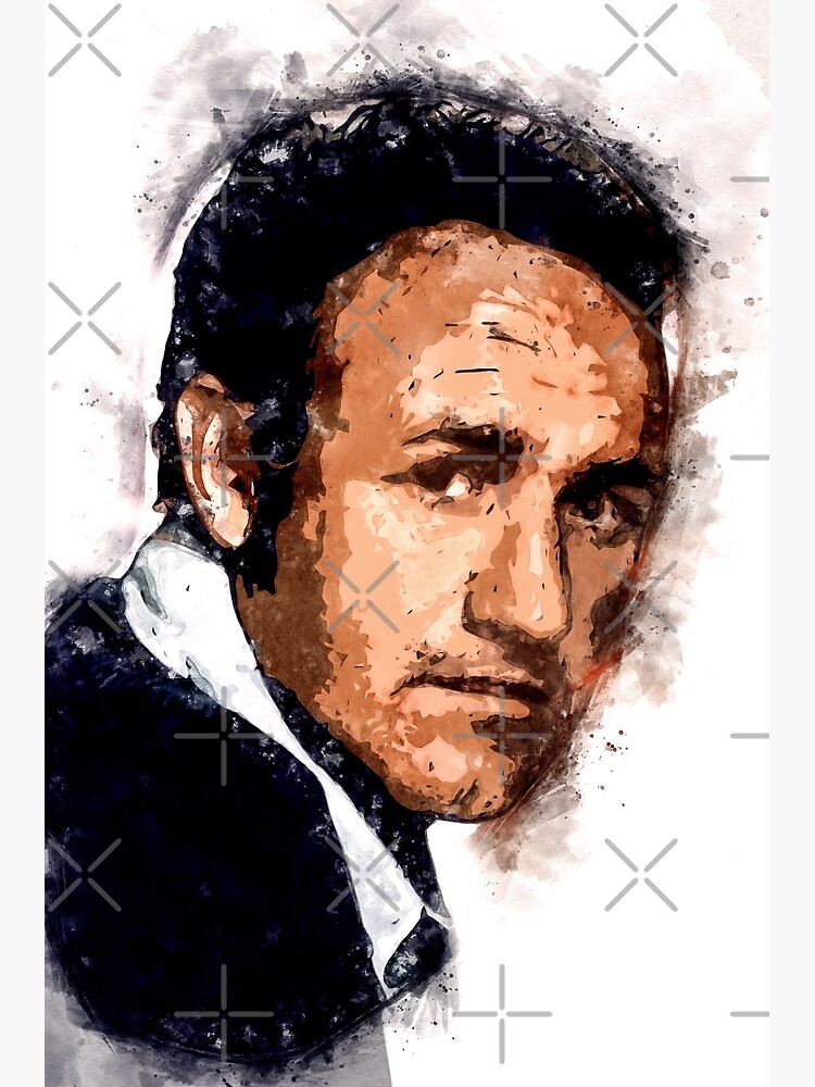 "Gene Hackman Actor Portrait A Tribute to a LEGEND Abstract Watercolor ...