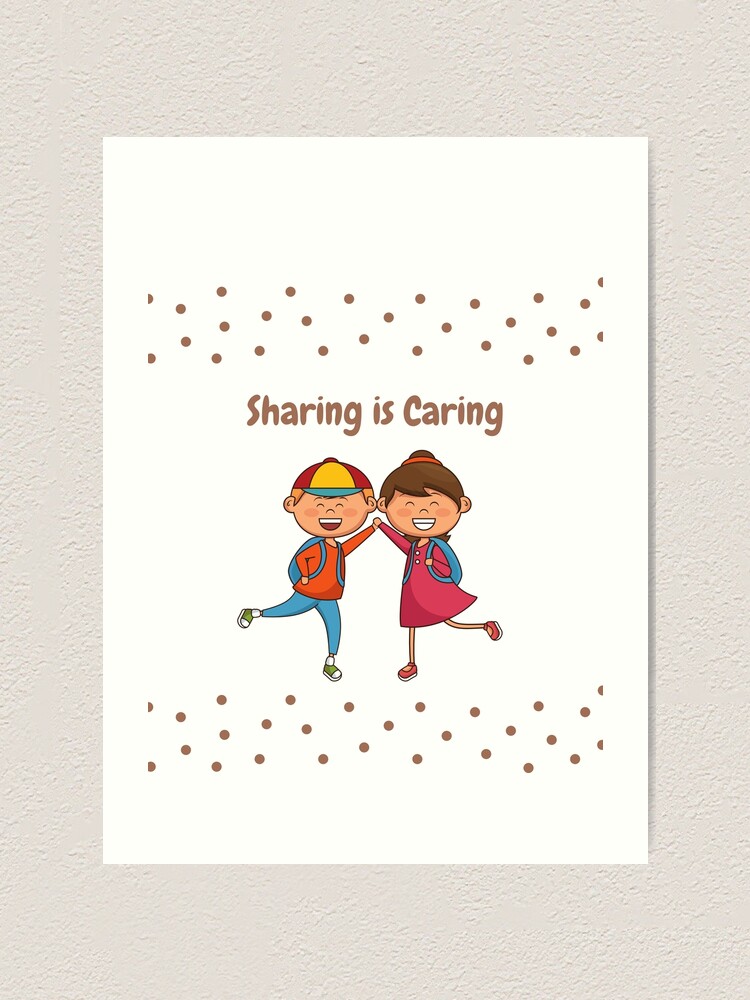 Sharing Is Caring Clipart