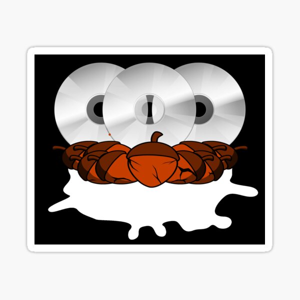 "CD Nuts" Sticker for Sale by OnlyVictorious | Redbubble