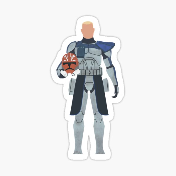 "Captain Rex" Sticker for Sale by Emily-Mock | Redbubble