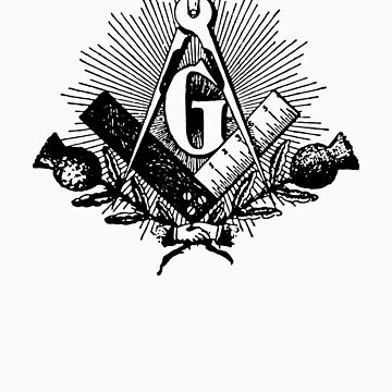 "Masonic symbol, squaring the circle, freemason" Sticker for Sale by ...