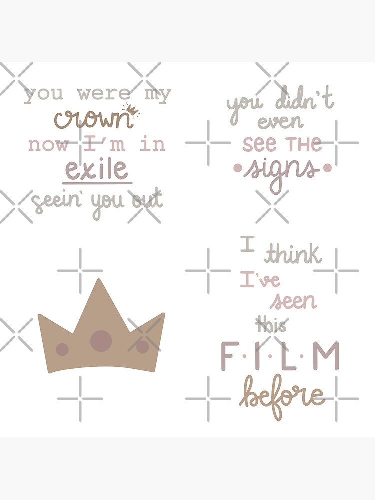 "Exile Sticker Pack" Poster by mutualletters | Redbubble