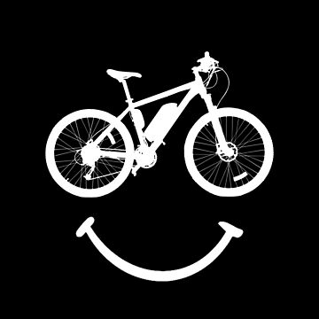 "Bicycle Smiley Face " Sticker for Sale by brandonv111 | Redbubble