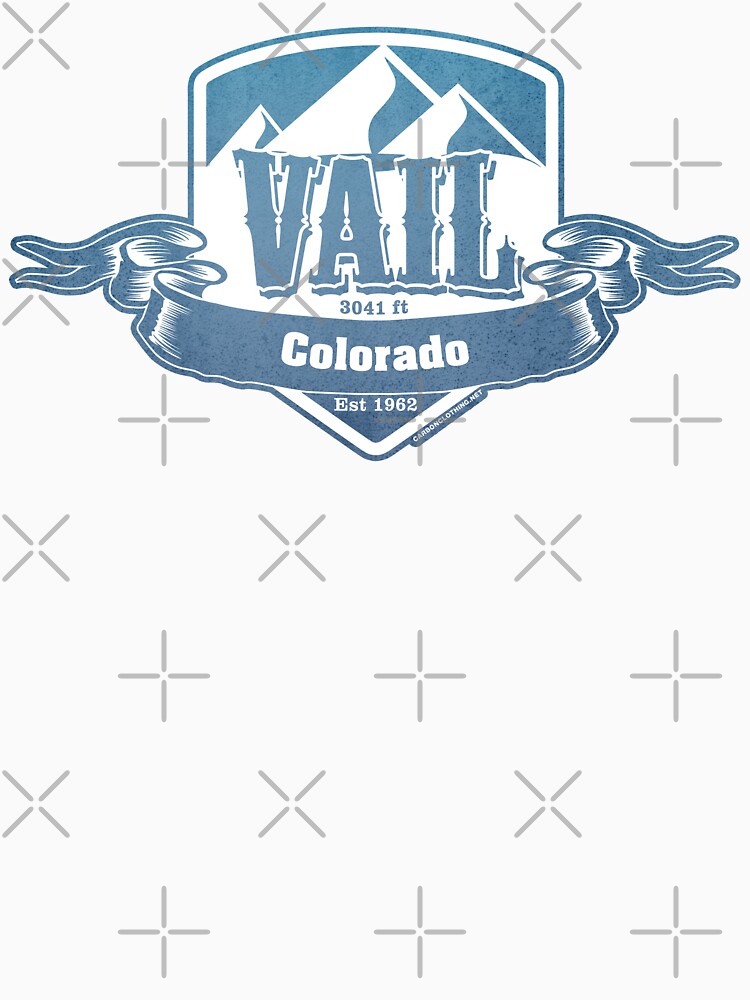 "Vail Colorado Ski Resort" T-shirt for Sale by CarbonClothing ...
