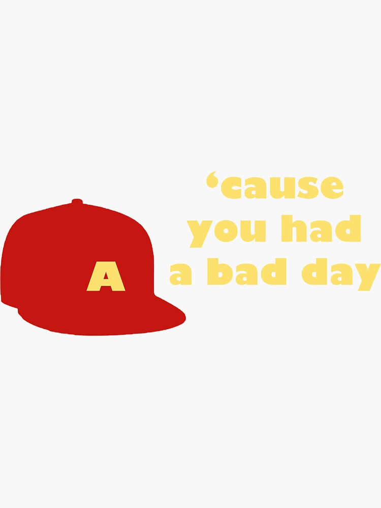 "Bad Day" Sticker for Sale by calumLB | Redbubble