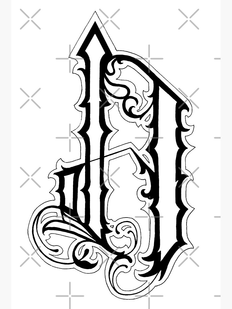 A Letter Fancy Design
