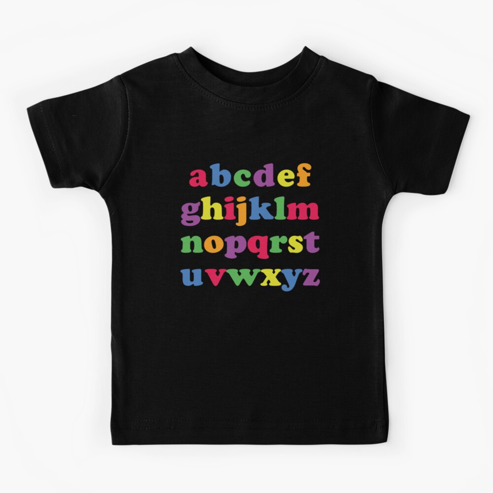 "Kids Color Alphabet" Kids T-Shirt by careers | Redbubble