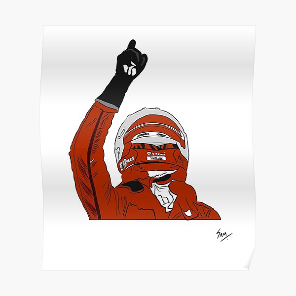 "Charles Leclerc Cartoon Image" Poster for Sale by ihardalov | Redbubble