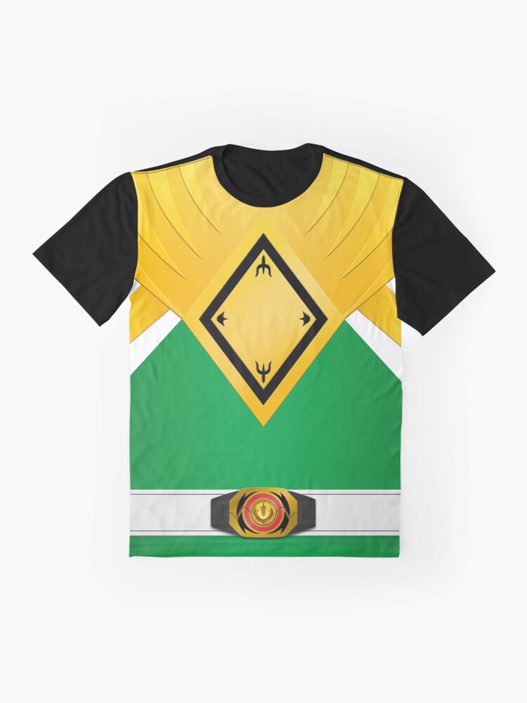 "MMPR Green" Graphic T-Shirt for Sale by JoSumdac | Redbubble