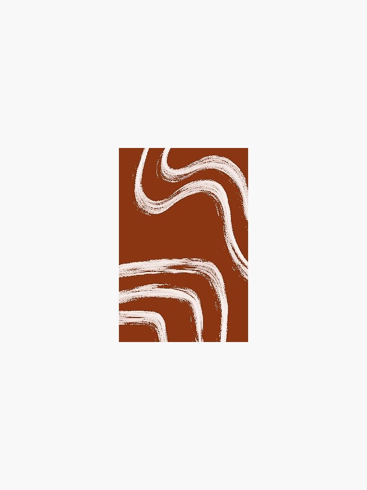 "Amber Line Work" Sticker by sarahmeyerskm | Redbubble