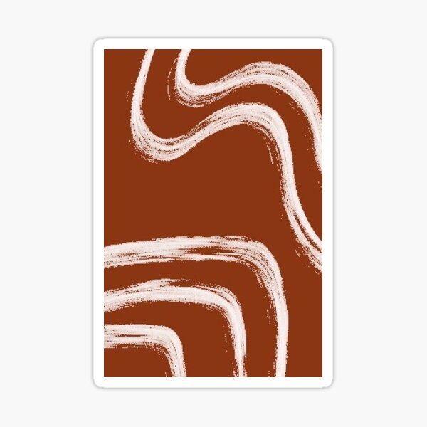 "Amber Line Work" Sticker by sarahmeyerskm | Redbubble