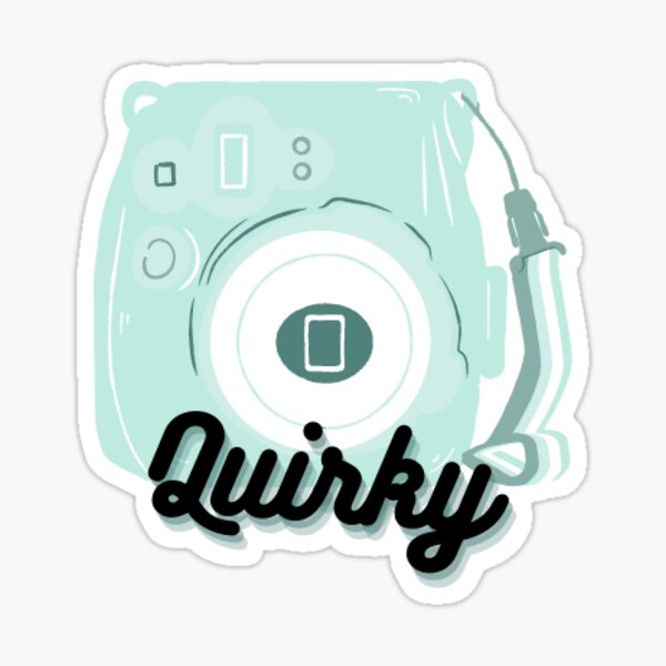 "Quirky Instant Camera" Sticker by artworks101 | Redbubble