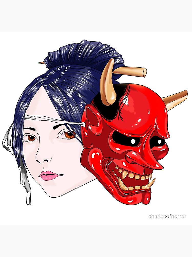 "geisha demon" Poster by shadesofhorror | Redbubble