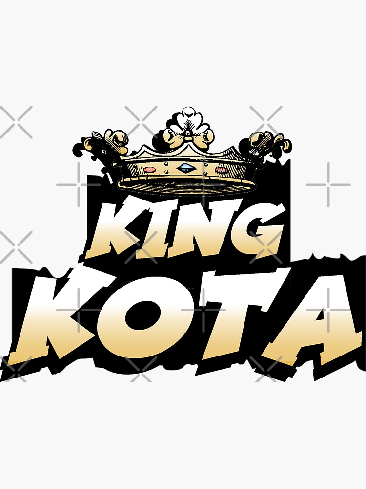 "King Kota" Sticker for Sale by RheasRiptide | Redbubble