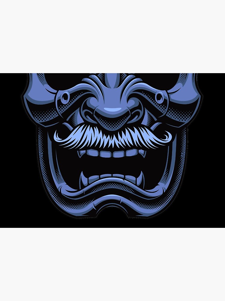 "Blue Samurai Mask of the Avenging Lord" Mask for Sale by Foxicopter ...