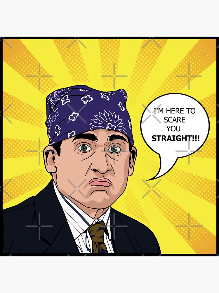 "Prison Mike Pop Art" Sticker by spoilalert | Redbubble