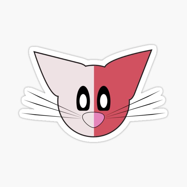 "Cat Logo" Sticker by RedPhoenixfire | Redbubble
