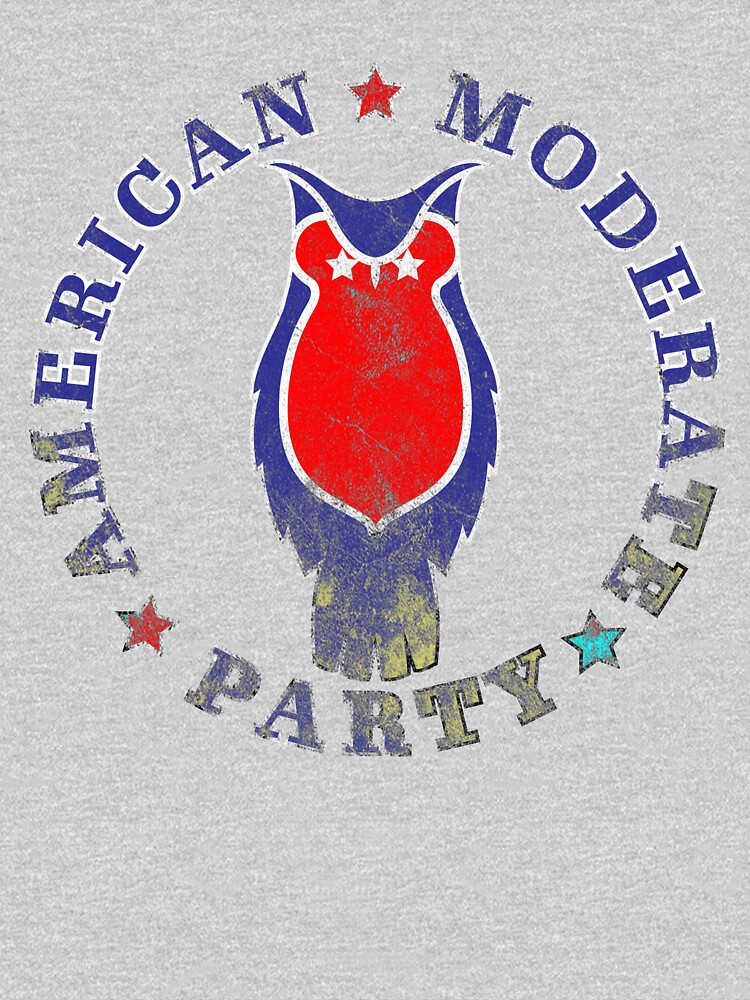 "American Moderate Party Owl" T-shirt by SerendipiTeesM | Redbubble