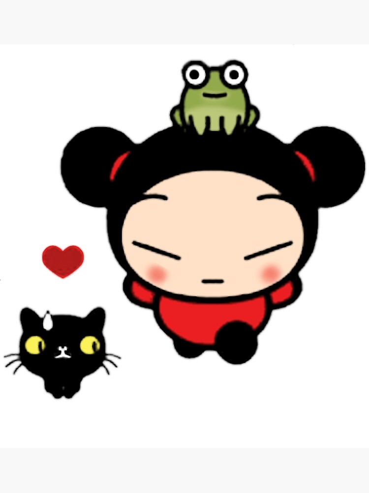 Póster «Pucca con su gato y su rana» de iarasosan | Redbubble