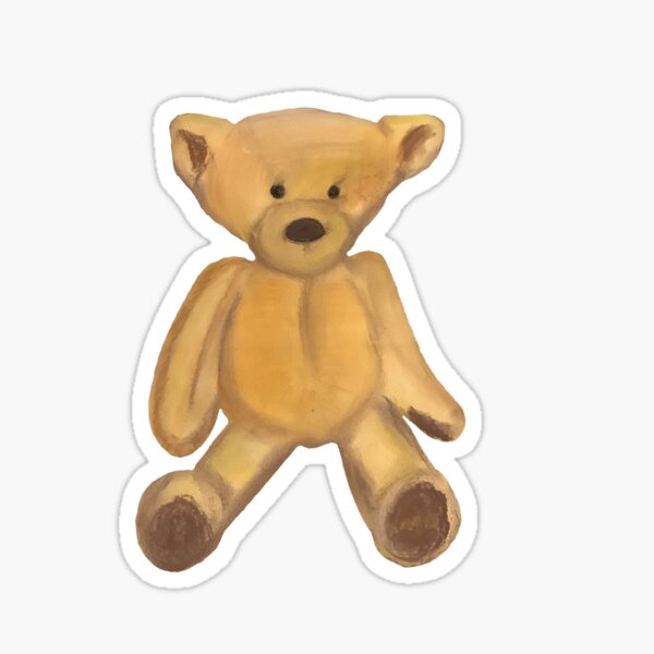 "Teddy time" Sticker for Sale by BillyRoo | Redbubble