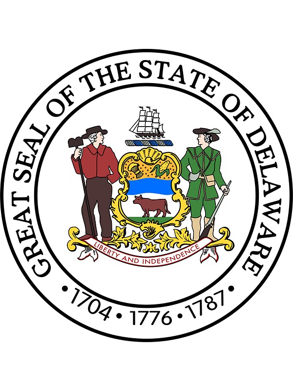 "Delaware | State Seal | SteezeFactory.com" by FreshThreadShop | Redbubble