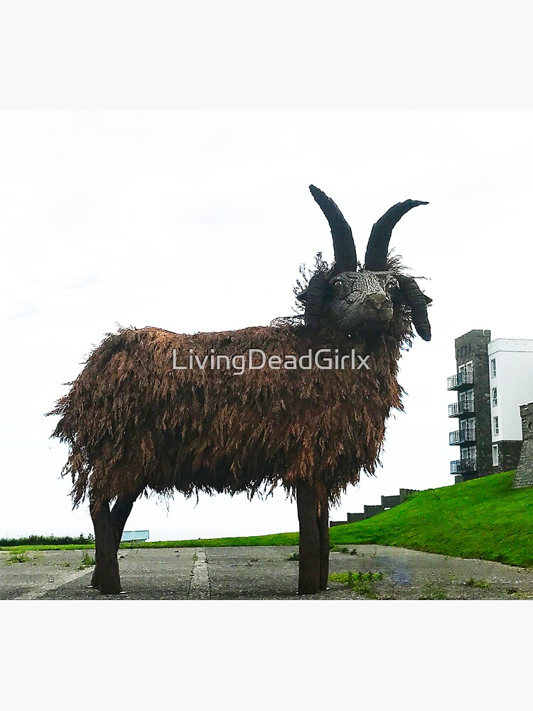 "Manx Loaghtan sheep made of wood and conifer branches " Sticker for ...