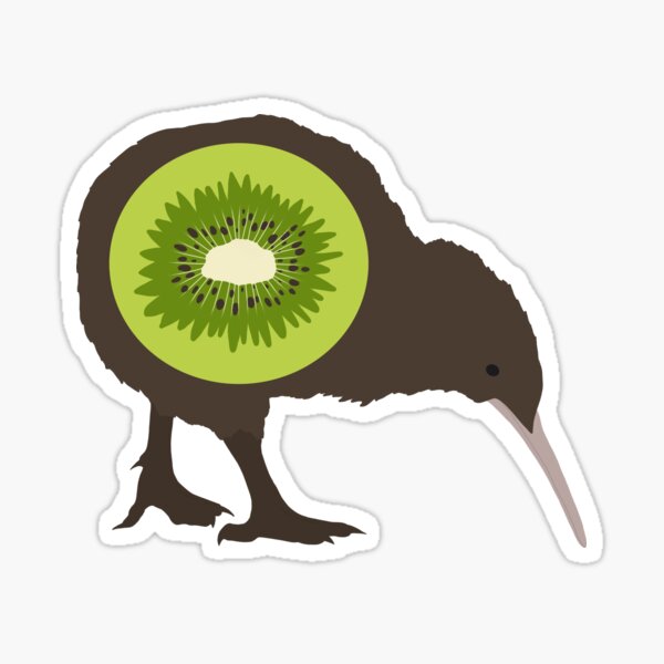 "Kiwi" Sticker by alexiswarner | Redbubble