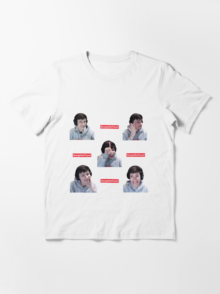 "GeorgeNotFound Sticker set" T-shirt for Sale by arnaaz | Redbubble ...