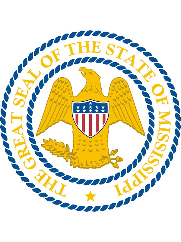 "Mississippi | State Seal | SteezeFactory.com" by FreshThreadShop ...