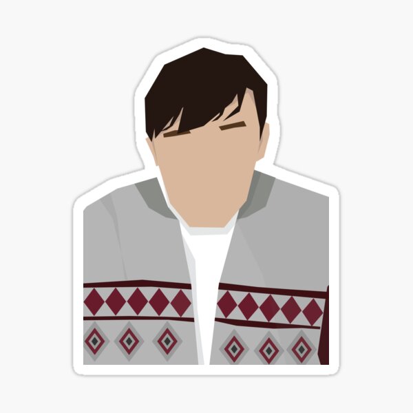"'Derek' Inspired Artwork" Sticker by ComedyQuotes | Redbubble