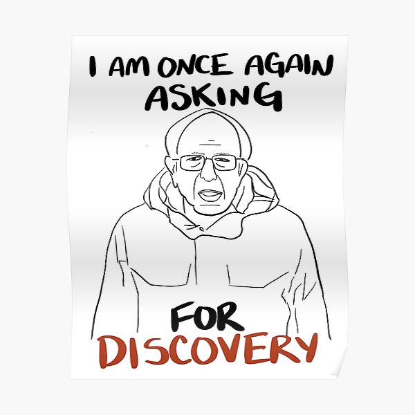 "I Am Once Again Asking..." Poster for Sale by lawfulchaotic | Redbubble