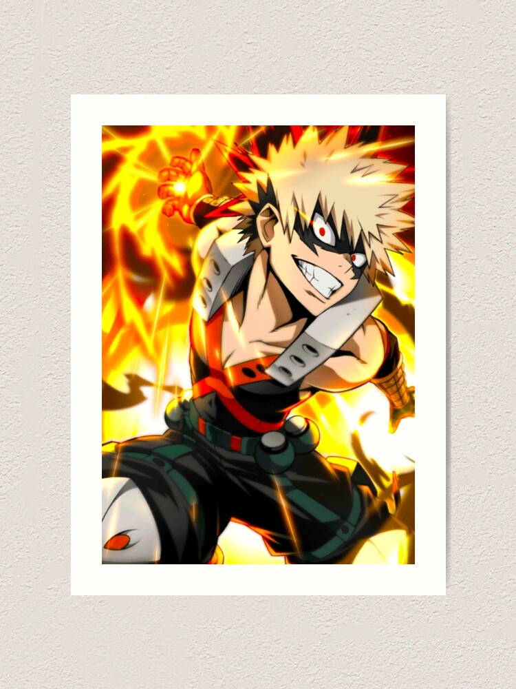 "Kacchan Boku no Hero - My Hero Academia" Art Print for Sale by ...