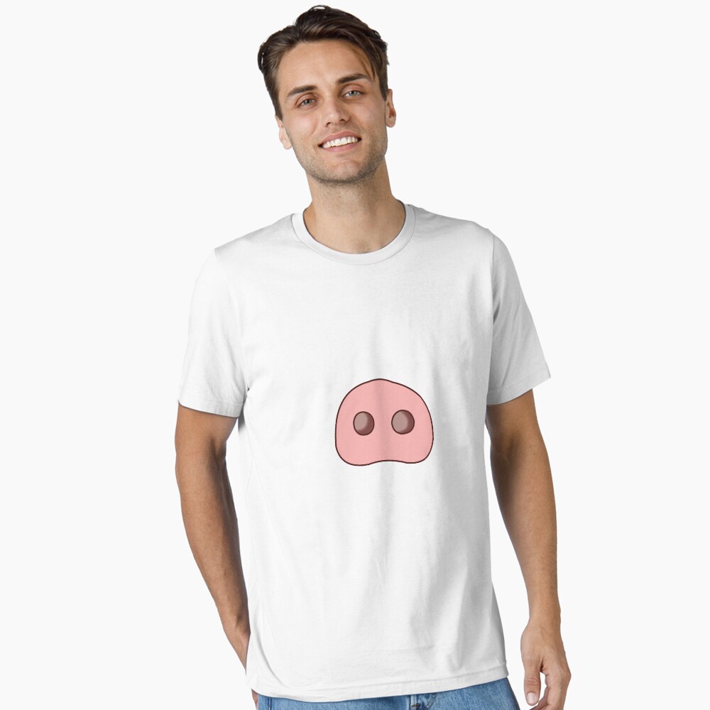 "pink pig nose" Sticker for Sale by ZiphGames | Redbubble