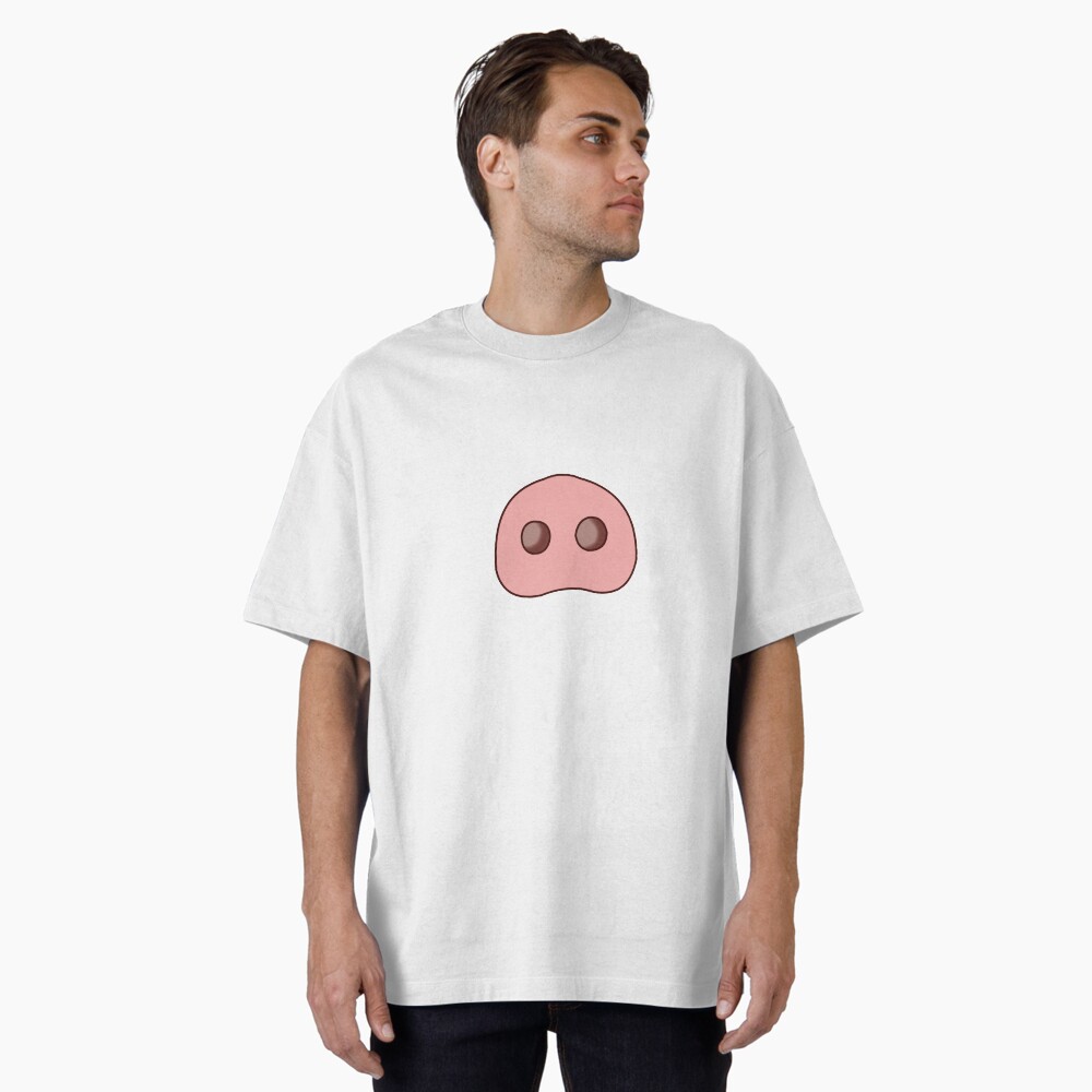 "pink pig nose" Sticker for Sale by ZiphGames | Redbubble