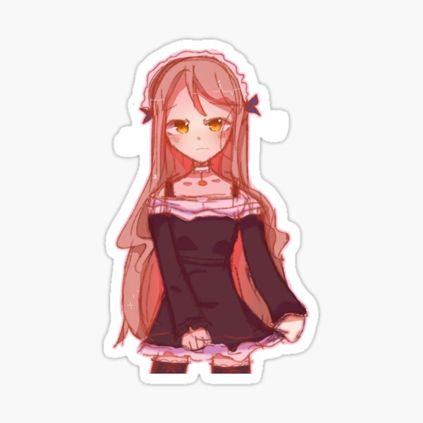 "Maid" Sticker for Sale by Nezuko111 | Redbubble