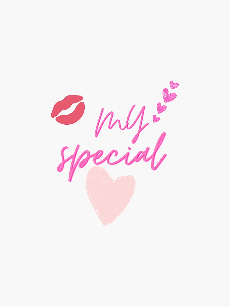 "to my special person" Sticker for Sale by judasman | Redbubble