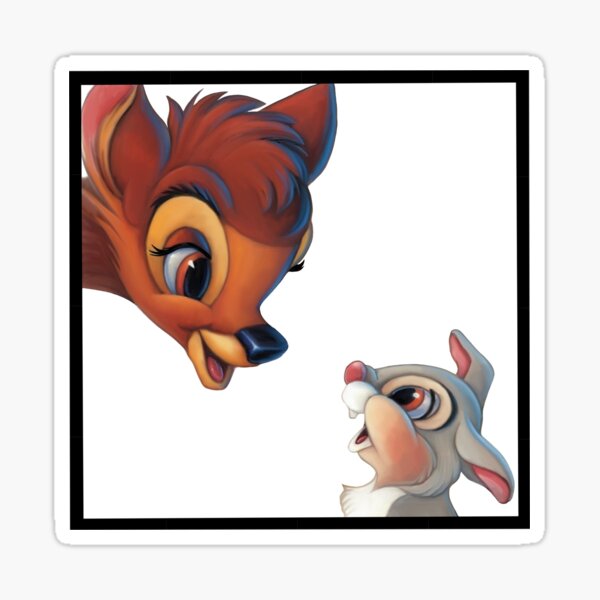 "Bambi" Sticker for Sale by RebeckaWi | Redbubble
