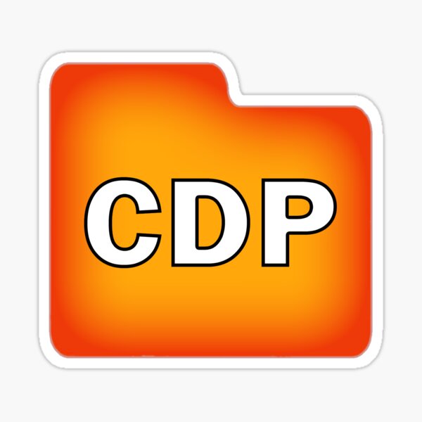 "CDP" Sticker for Sale by Gavino245 | Redbubble