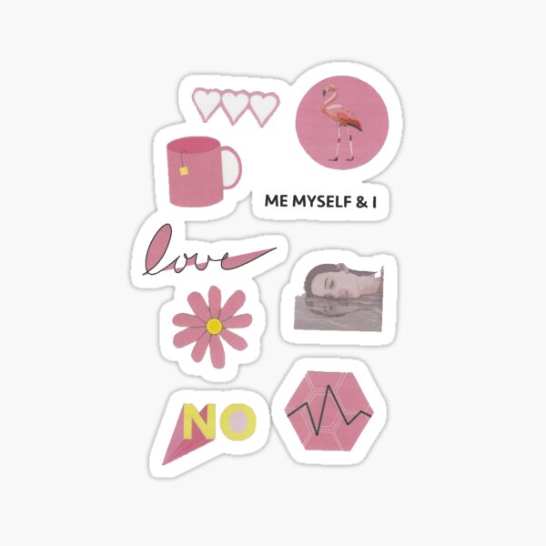 "pink vsco sticker pack" Sticker for Sale by ArtGratiaAsh | Redbubble