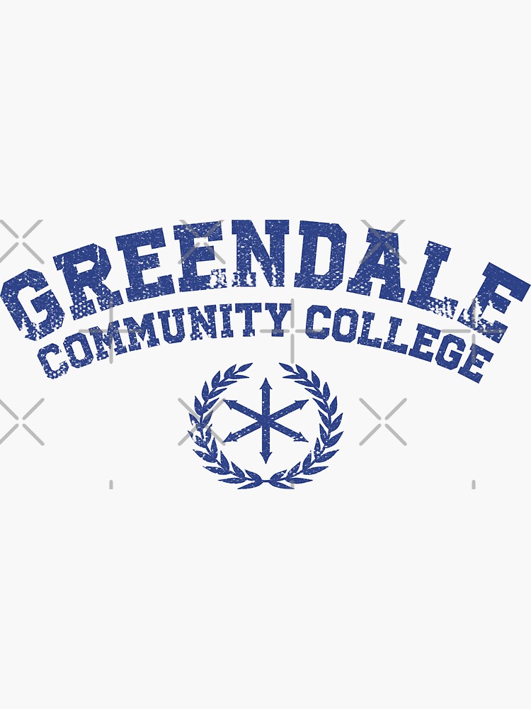 "Greendale Community College" Sticker by Eros31011986 | Redbubble