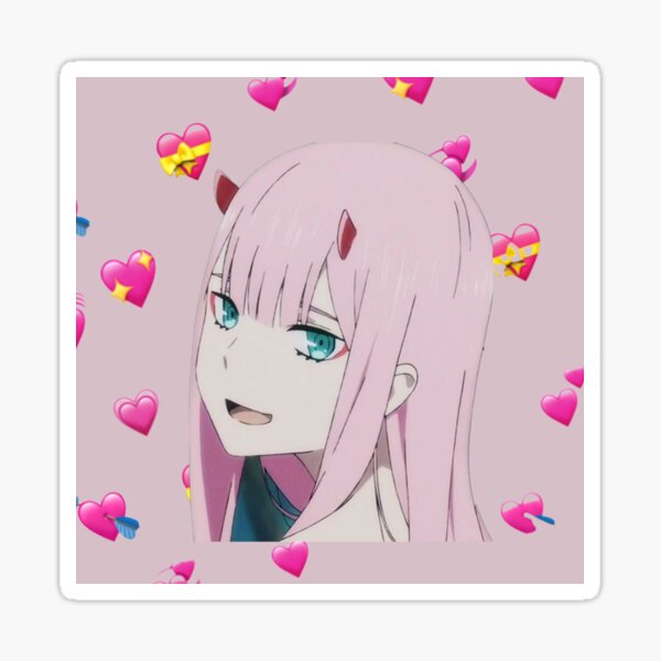 "Zero Two" Sticker by Zshopee | Redbubble