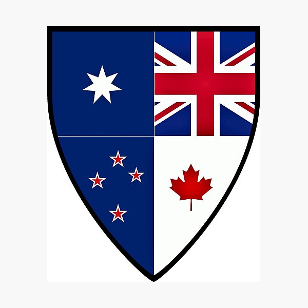 "CANZUK Shield" Photographic Print for Sale by CANZUK | Redbubble