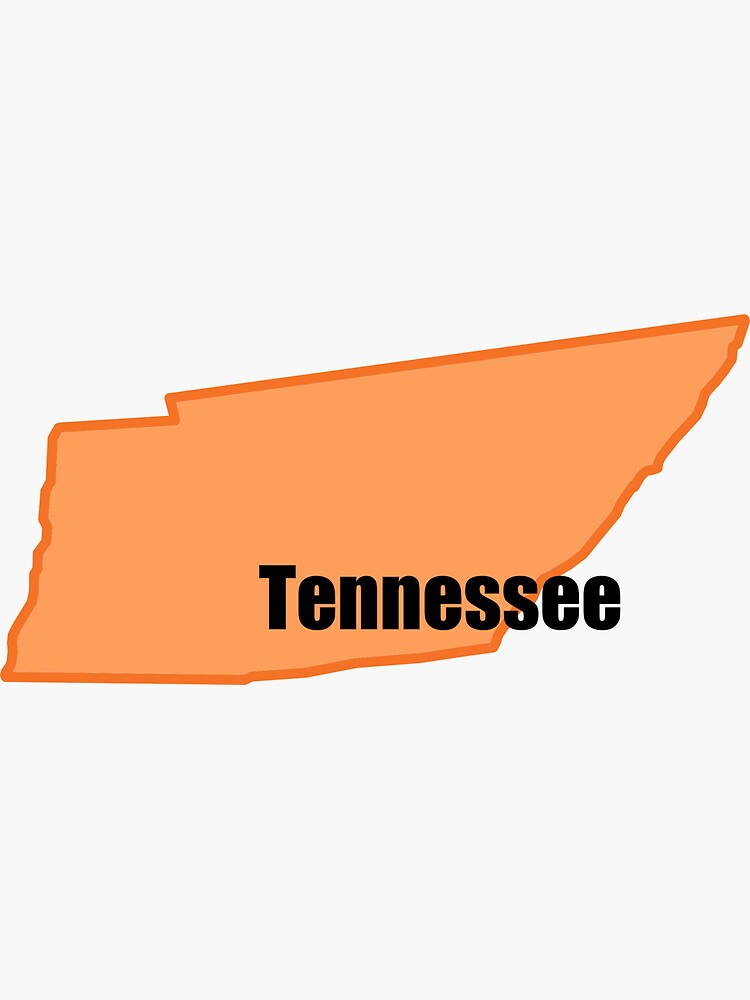 "TENNESSEE STATE" Sticker for Sale by K1Duong | Redbubble