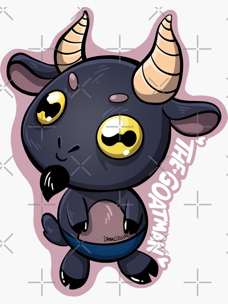 "Creepy Cuties and Cryptids - Goatman" Sticker for Sale by ...