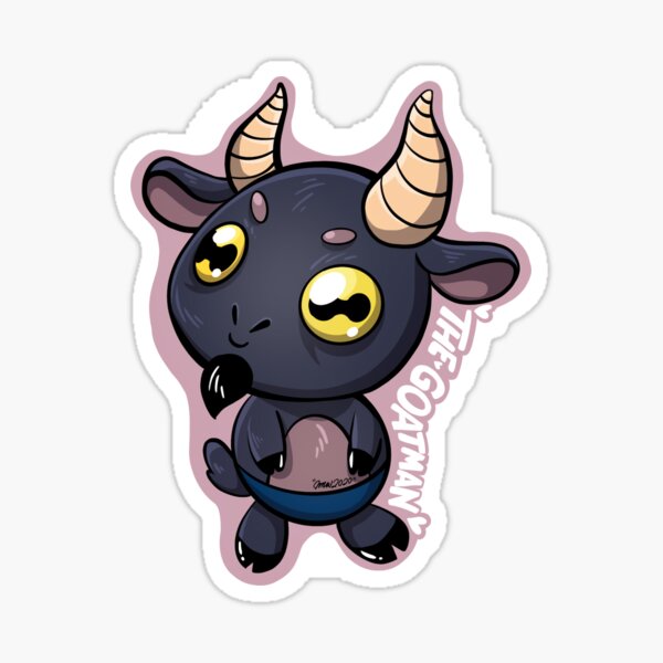 "Creepy Cuties and Cryptids - Goatman" Sticker for Sale by ...